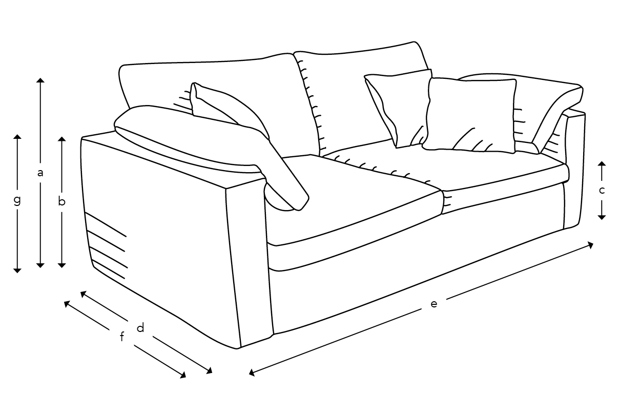 Big Softie Straight Arm Sofa Collection | British Handmade Sofas ...