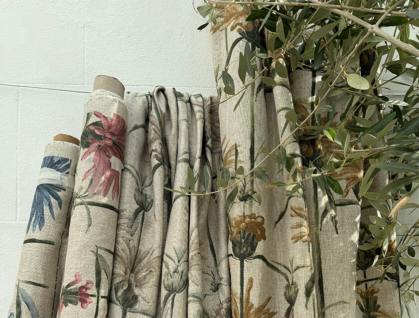 RHS Botanicals Henry - Moon Lions Tail | Indigo | Linen Blend | S&S ...