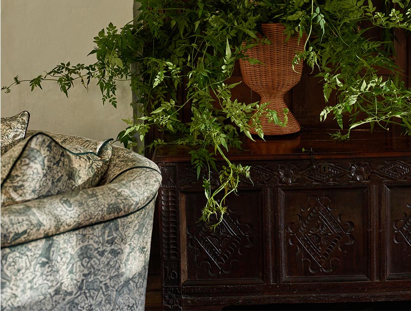 V&A Threads of India Opulent Velvets - Forest Creatures | Gold | Fabric ...