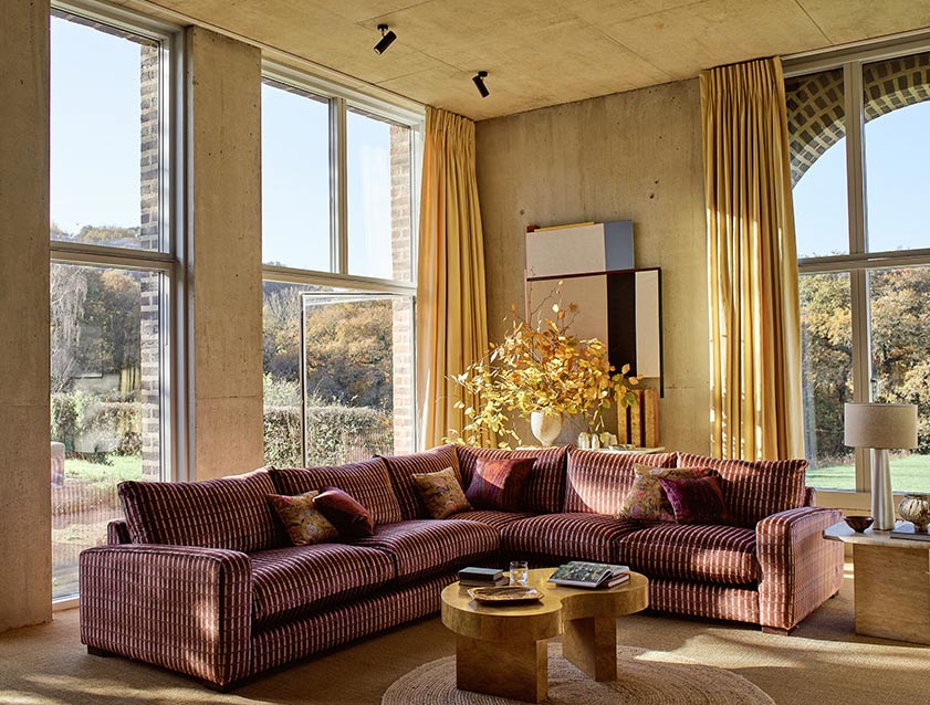 V&A Threads of India Opulent Velvets - Ikat Mirage | Sapphire | Fabric ...