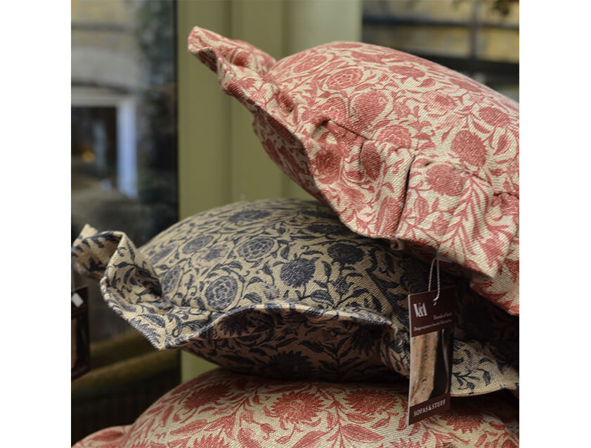 V&A Threads of India - Mughal Arbour | Rouge | Fabric | 67% Viscose 33% ...