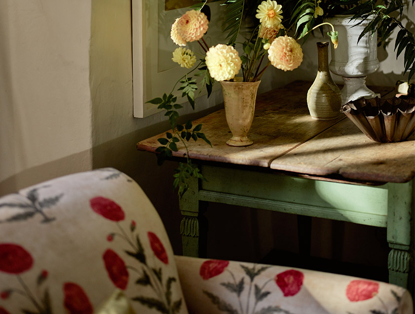 V&A Threads of India Opulent Velvets - Regal Poppy | Sapphire | Fabric ...