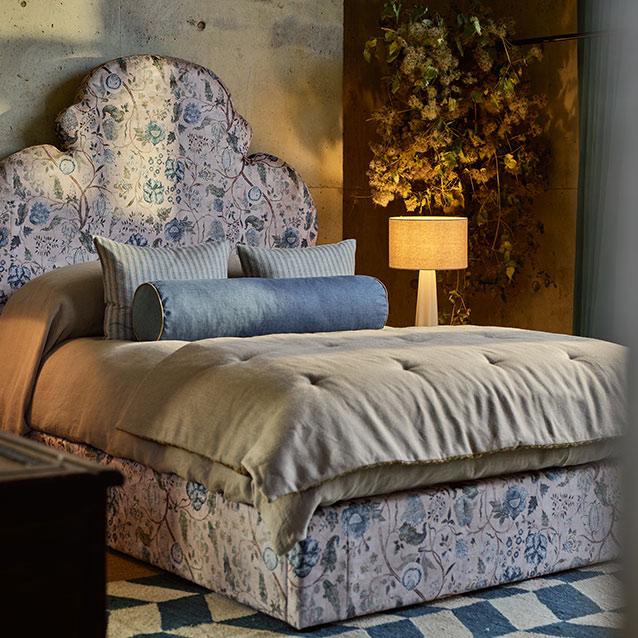 V&A Threads of India Opulent Velvets - Tree of Life | Powder Blue ...